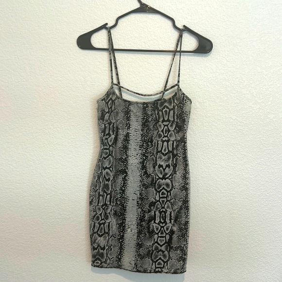 Dresses | Snake Print Mini Dress | Poshmark